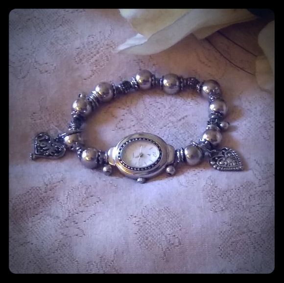 Accessories | Vintage Oval Watch Beads Stretch Bracelet | Poshmark